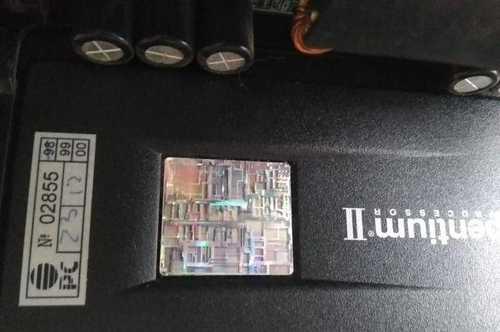 Мат плата 6ABX2V процесср intel pentium II 350 mmx