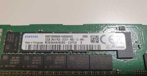 DDR4 32Gb 2933MHz серверная память Reg ECC. Новая