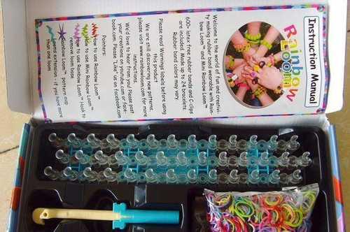 Rainbow loom плетение из резиночек