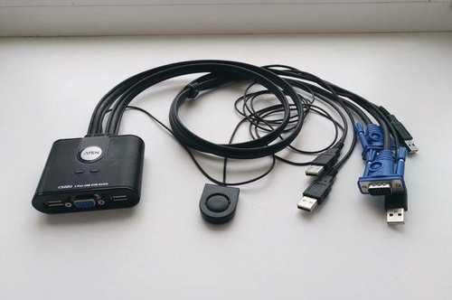 KVM переключатель aten CS22U
