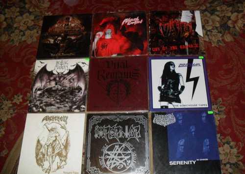 Black thrash metal LP