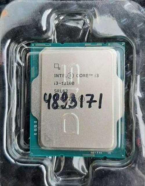 Процессор intel core i3 12100,12300,12500 lga1700