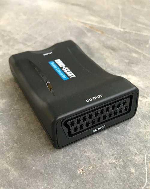 Конвертер Hdmi - Scart преобразователь, переходник