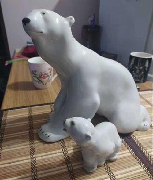 Большой медведь и маленький медвежонок СССР лфз