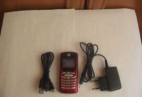 Сотовый телефон motorola C350 красный