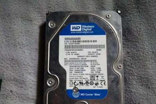 Жесткий диск 640GB Blue (WD6400aaks)