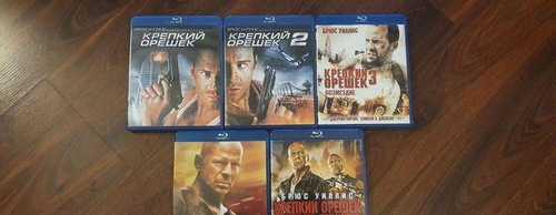 Фильмы Blu ray Крепкий Орешек Пенталогия