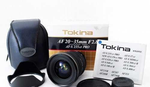 Tokina AT-X Pro 235 20-35 мм F/2.8 Af для Nikon