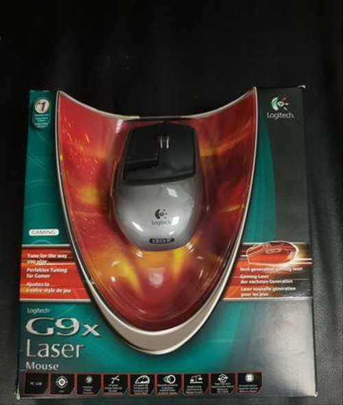 Игровая мышь Logitech G9x Laser Mouse Black | Festima.Ru – частные ...