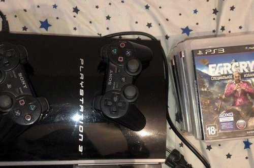 Sony PS3 Play station playstation 3 500gb + 2 джой