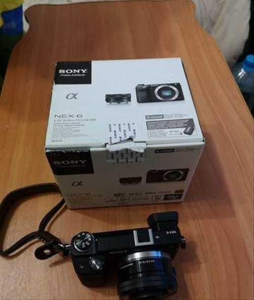 Sony nex 6 + обьектив 16-50mm