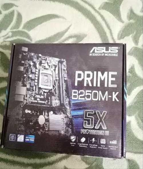 Материнская плата asus prime B250M-K