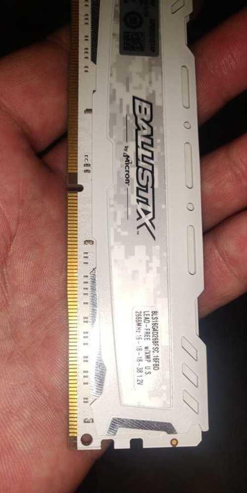 Crucial Ballistix Sport 32гб ddr4 2*16gb