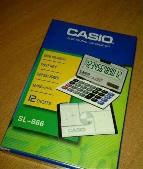 Калькулятор casio SL-866