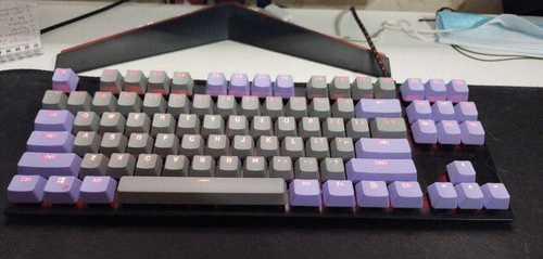 Hyperx alloy fps pro + кейкапы