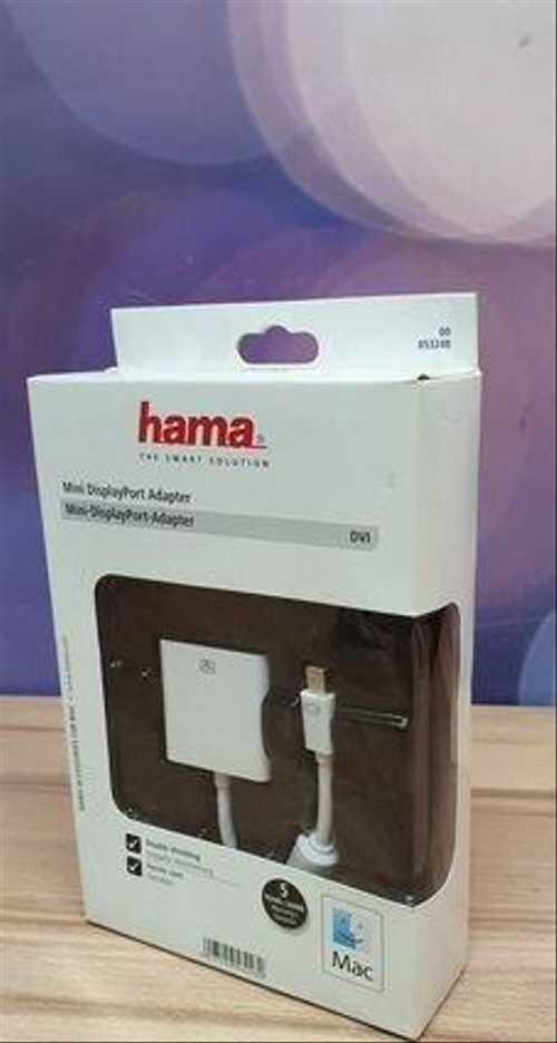 Переходник Hama miniDisplayPort DVI