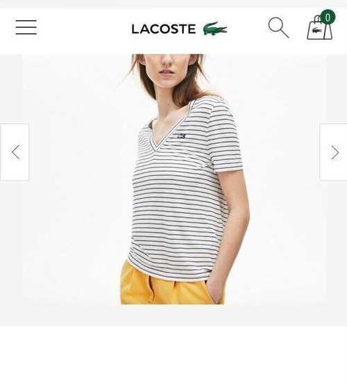 Футболка Lacoste женская, оригинал