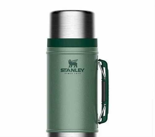 Термос для еды Stanley Classic 0.94L Vacuum Food Jar Hammertone Green