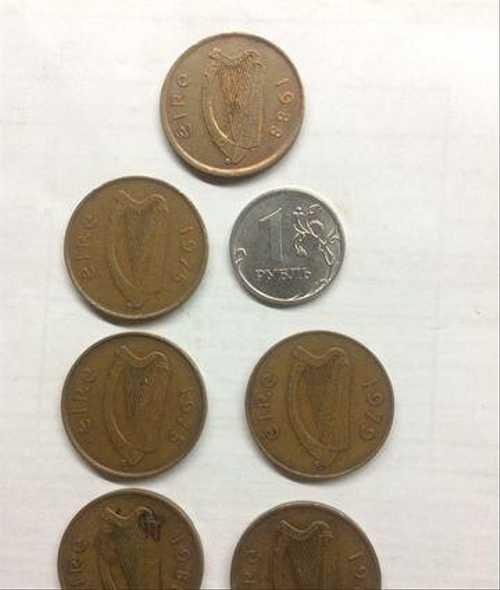6 монет Ирландии