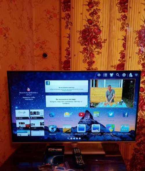 DNS Smart TV, WI-FI, Full HD, 3D