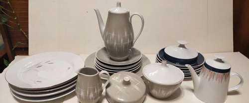 Предметы сервизов Fine China Lichte,kahla,гдр,50г