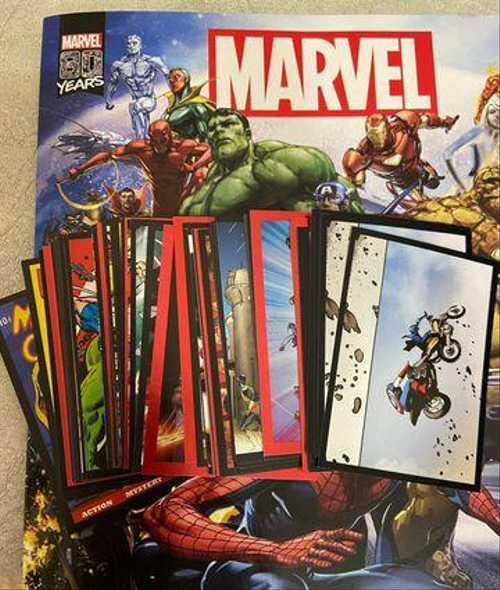 Наклейки Panini Marvel 80