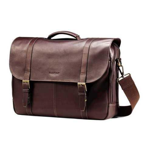 Новый Портфель Samsonite Leather Flapover Case
