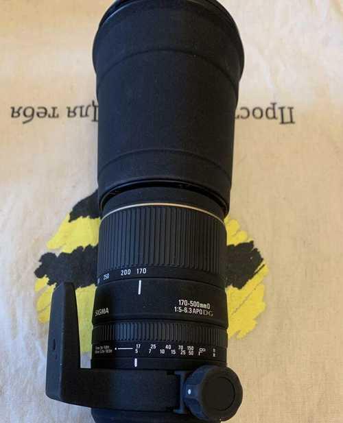 Телевик Sigma 170-500mm для Nikon