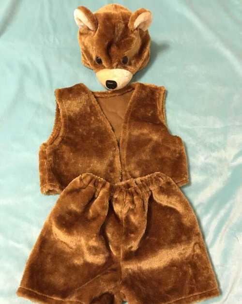 Карнавальный костюм белка медведь обезьяна 104-110