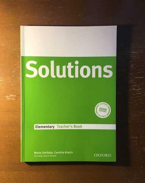 Solution elementary teachers book