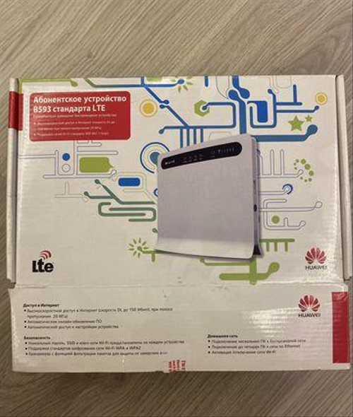 Модем huawei LTE CPE b593 White (B593s-22)