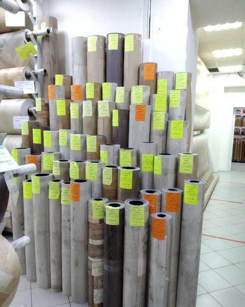 Линолеум (остатки) 4м/3,5м/3м/2,5м/2м/1,5м. Новые