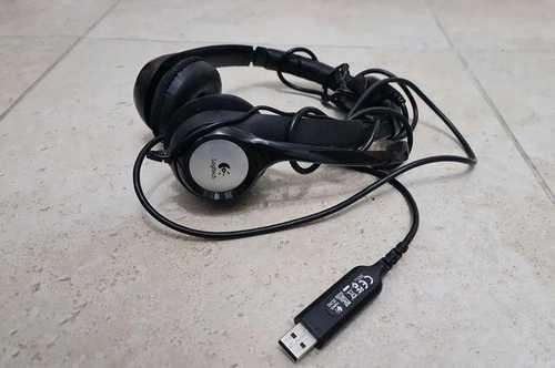 Logitech Stereo Headset H390 гарнитура USB