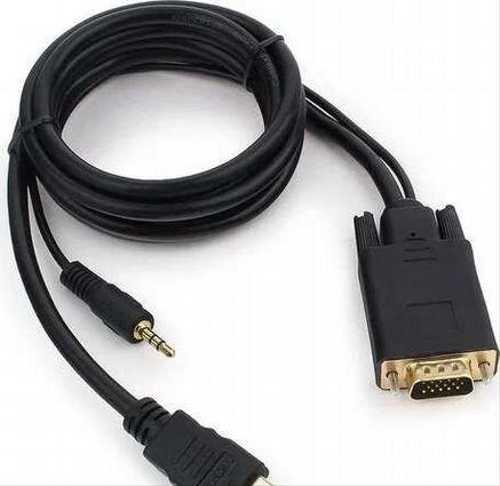 Hdmi to VGA and audio adapted cable 3 метра