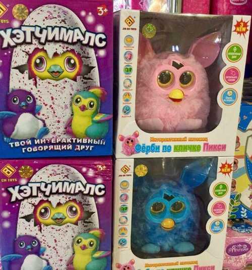 Ферби интерактивный, яйцо Хэтчимелс (hatchimals)