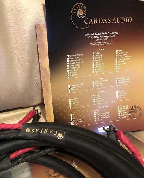 Cardas Audio Golden Reference Speaker Cable 2,5 m