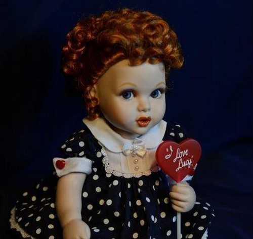 Коллекционная фарфоровая Кукла «Малышка Люси»