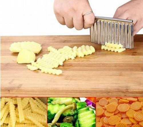 Нож для фигурной нарезки овощей и фруктов Kitchen