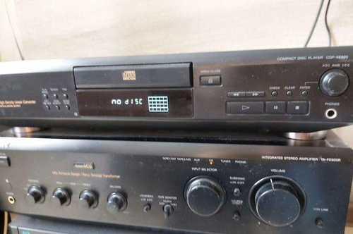Sony Усилитель ta-fe900r и cd cdp-xe500
