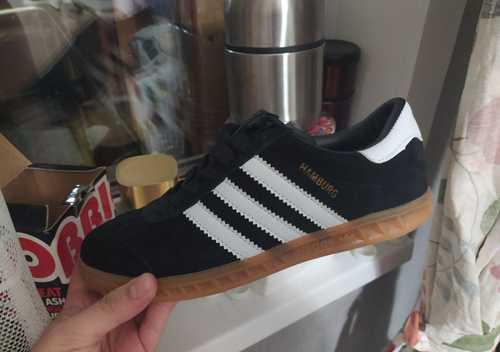 Adidas hamburg black white 40 р