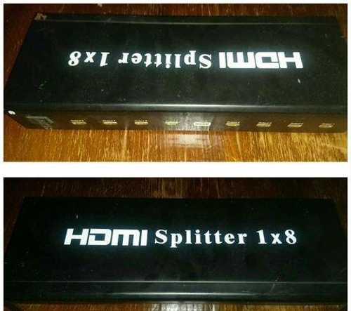 Hdmi splitter сплиттер 1х8