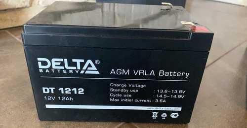 Аккумулятор Delta DT 1212 12v 12Ah