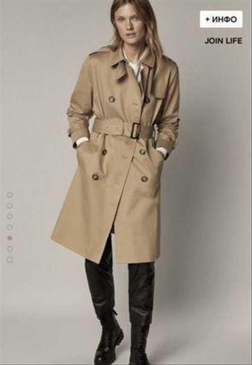 Massimo dutti тренч 42