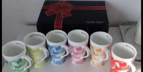Фарфоровые кружки "Mary Kay"