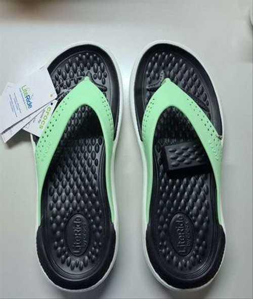 Новые шлепки - вьетнамки crocs LiteRide w10 41/42