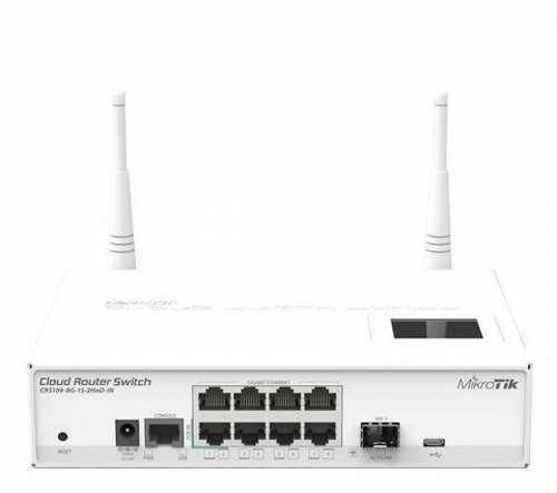 Коммутатор mikrotik CRS109-8G-1S-2HND-IN