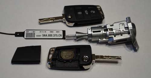 Комплект vw tiguan Keyless Go новый
