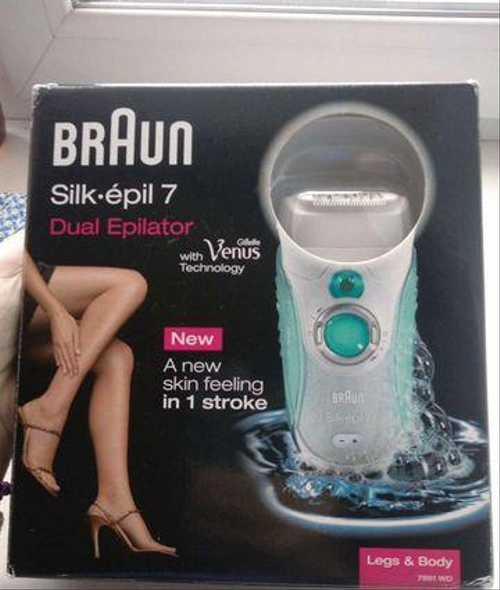 Эпилятор "Braun Silk Epil 7 Dual Epilator 7891 WD"