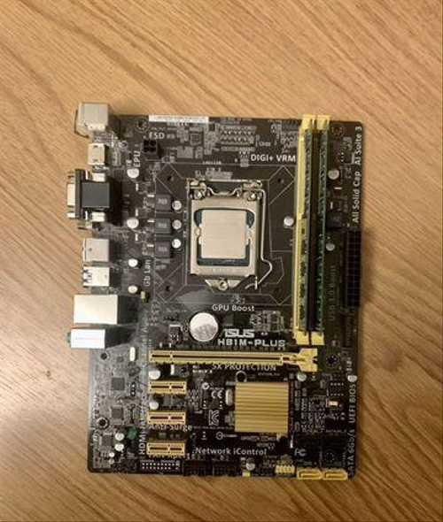 Core i5 4690, asus H81M-Plus, Kingston 8Gb