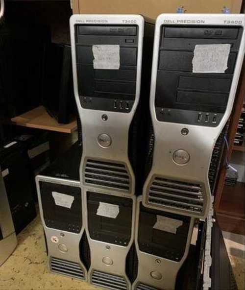 Компьютеры Dell T3400 4 ядра, 8gb, Quadro FX3700